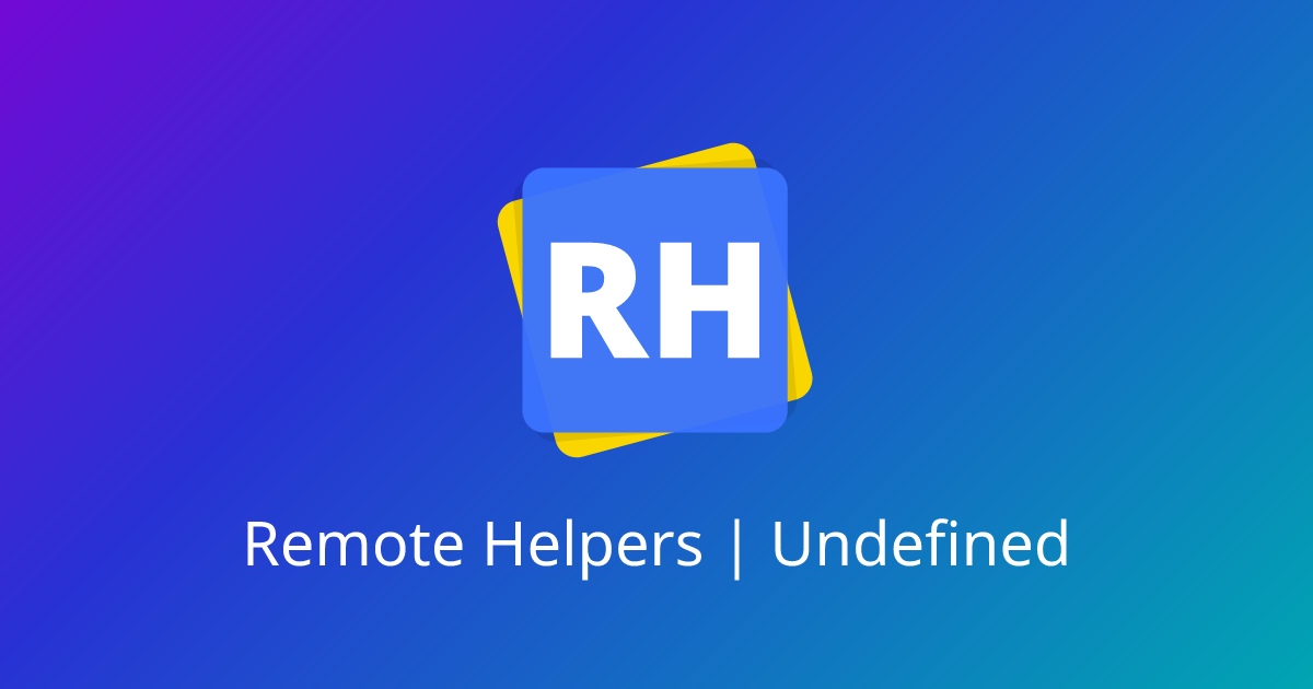 Maryna Di | Remote Helpers